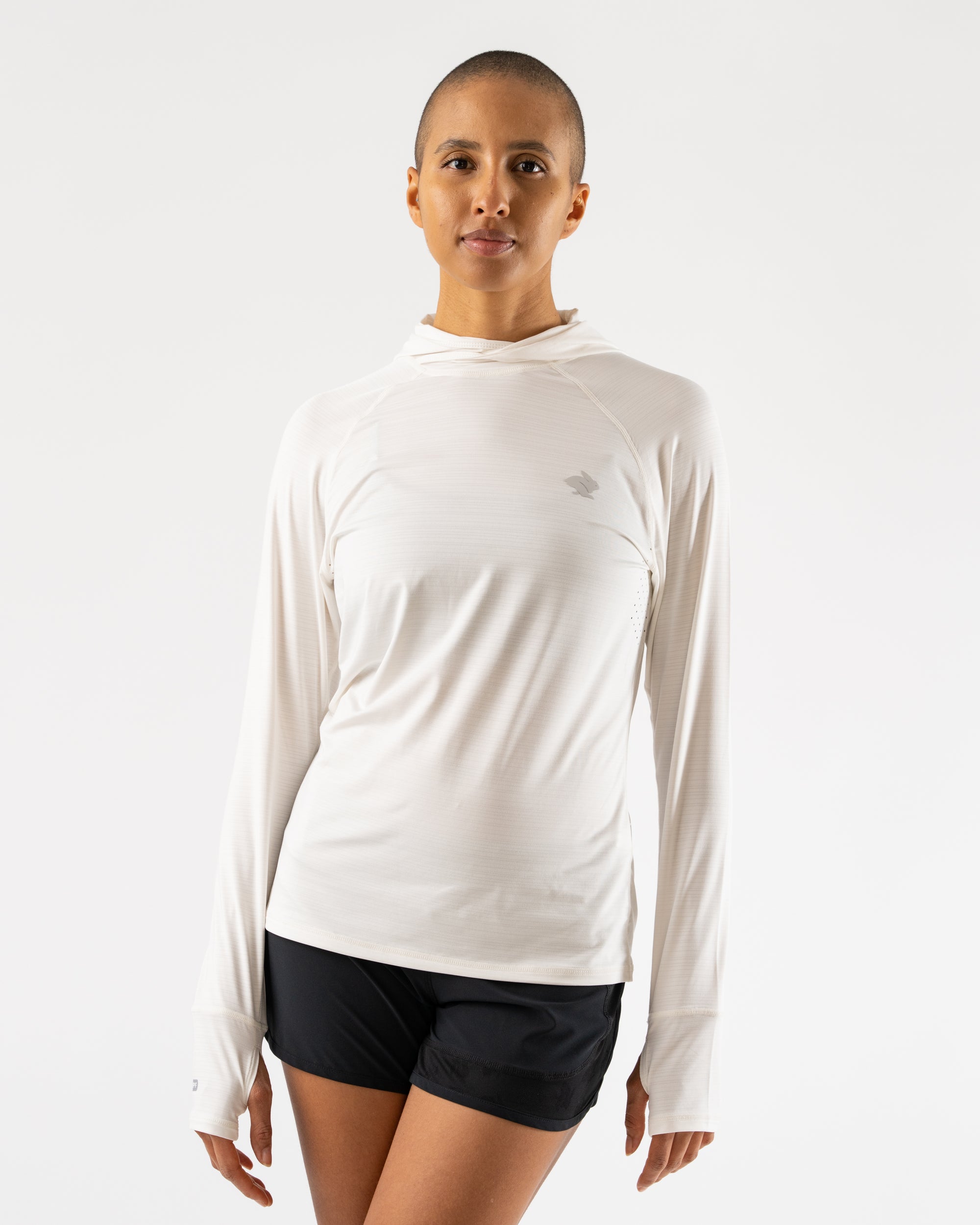UPF Deflector 2.0 Sun Protection Running Hoodie - rabbit
