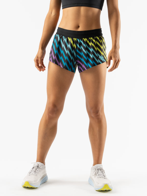 Running Shorts - Sunset Splitz 2.5" - rabbit